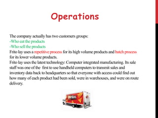 Frito lays critical decisions | PPTX