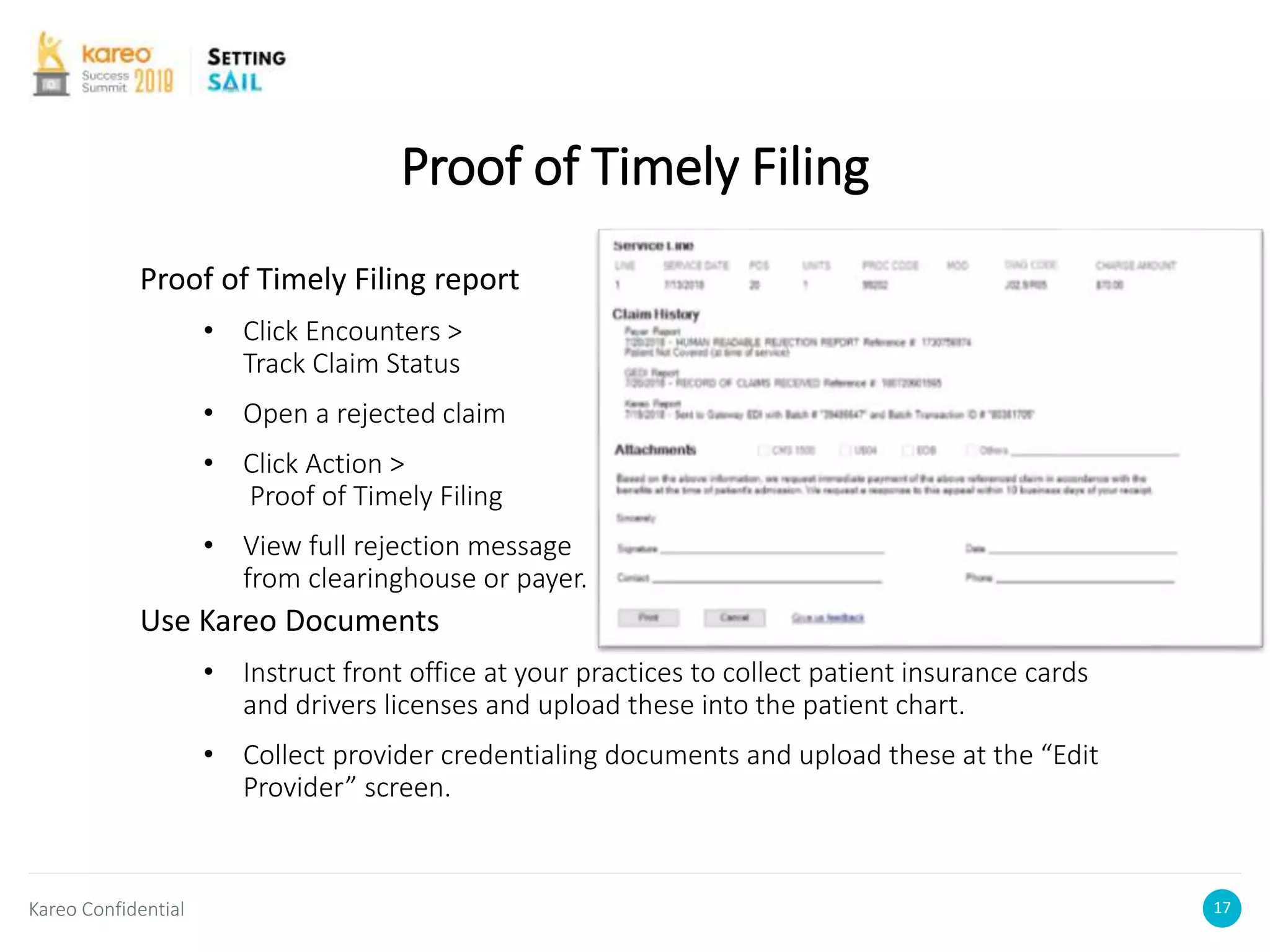 Kareo Billing Product Overview and Training: Success Summit | PPTX