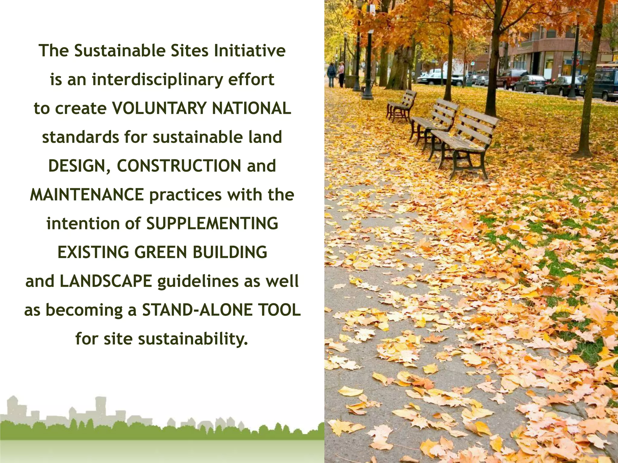 The Sustainable Sites Initiative | PPTX