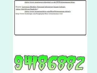 Fritz Strassman | PPT