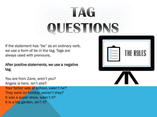 TAG QUESTIONS | PDF