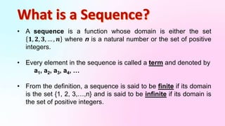 Sequence, It's Introduction in Generating Patterns | PPTX