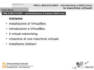 corso di amministrazione di sistema GNU/Linux, lezione 1 | PPT
