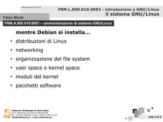 corso di amministrazione di sistema GNU/Linux, lezione 1 | ODP