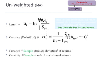 FRM 2007 1. Volatility | PPT | Stocks and Bonds | Personal Investing