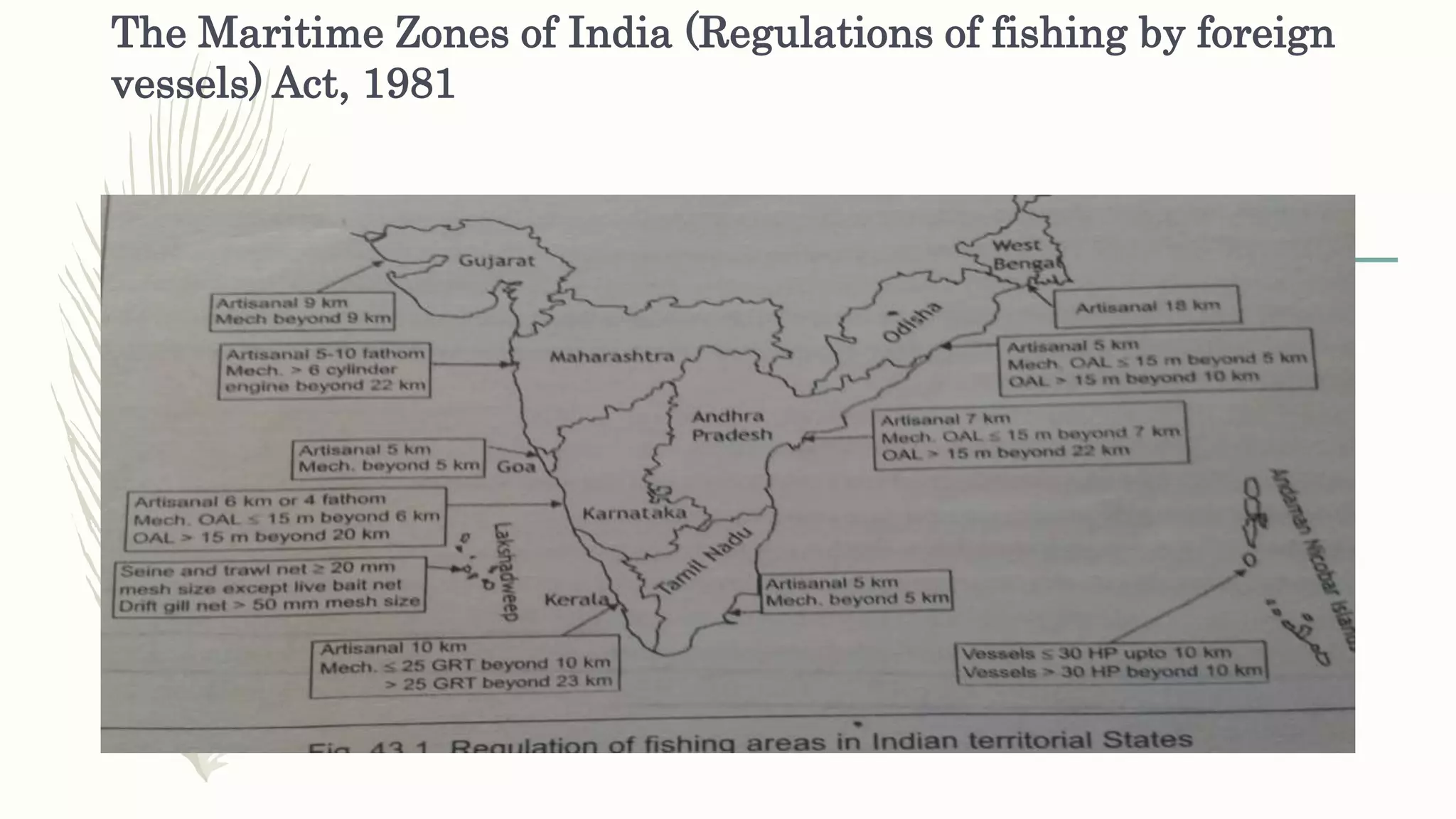 Indian deep sea fishing vessels in Indian EEZ : MFRAct 1981 : draft ...
