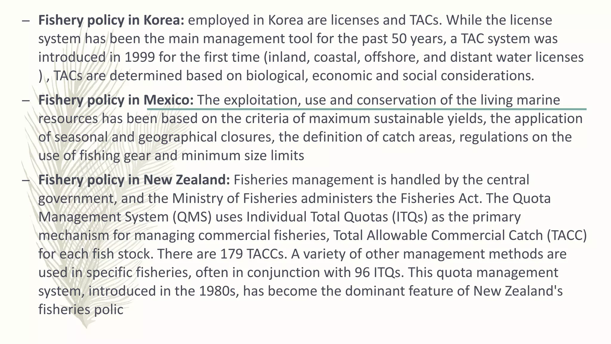 Indian deep sea fishing vessels in Indian EEZ : MFRAct 1981 : draft ...