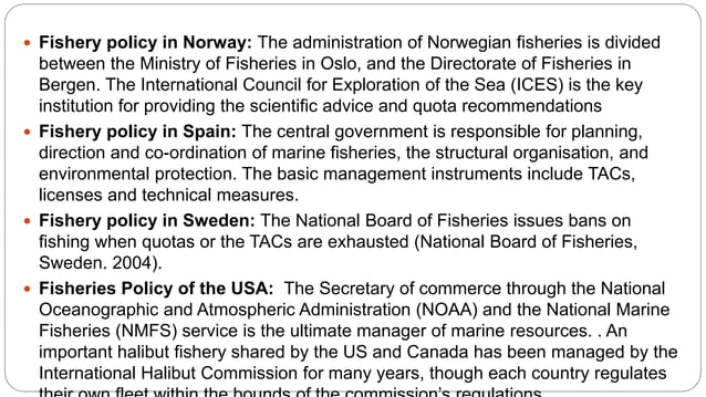 Indian deep sea fishing vessels in Indian EEZ : MFRAct 1981 : draft ...