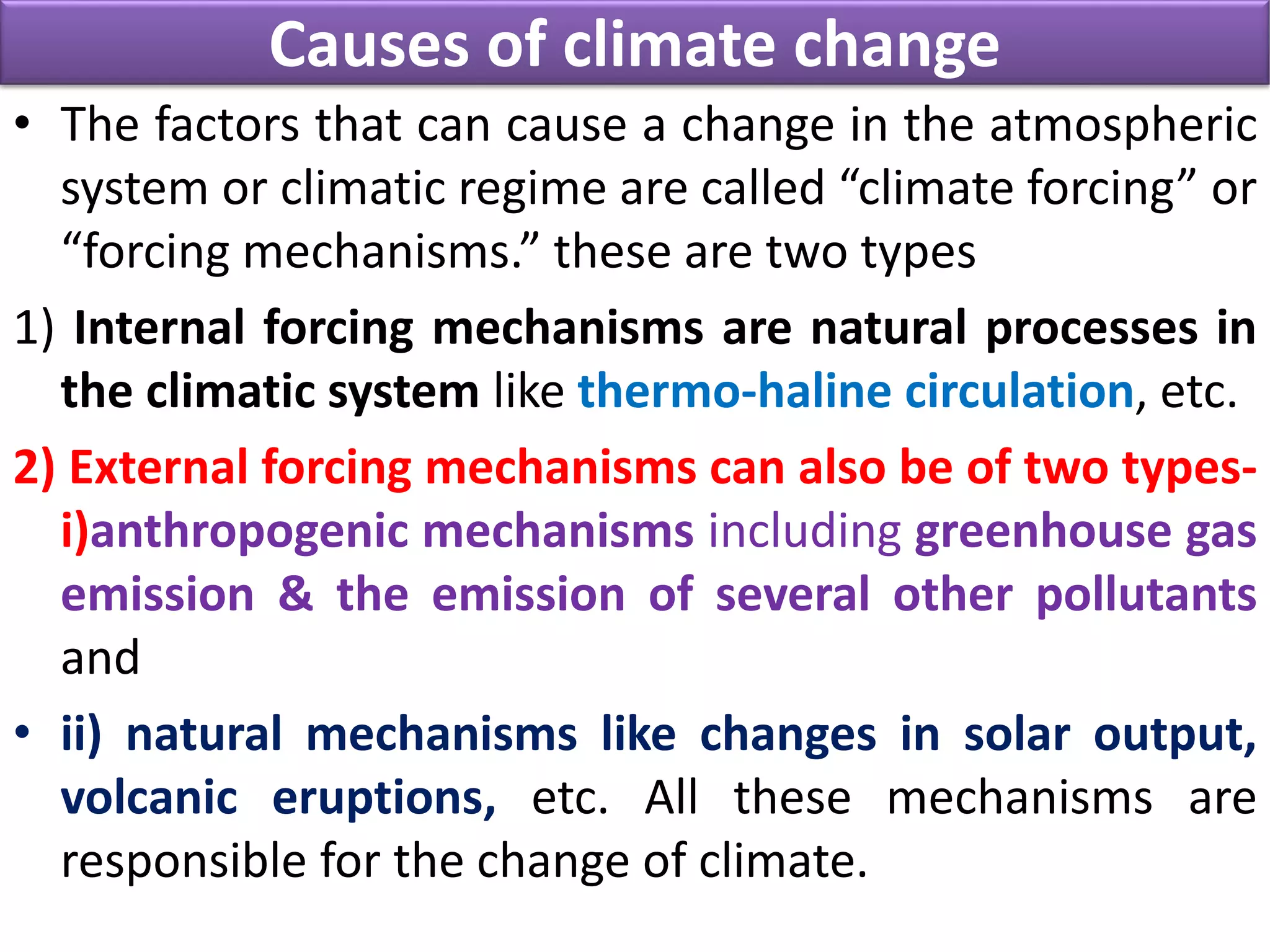 climate change impact and mitigation measures in Aquatic Ecosystem ...