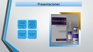 Fármacos antiácidos y protectores de la mucosa gástrica | PPTX