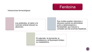 Fármacos anticonvulsivantes y antiepilépticos | PPTX