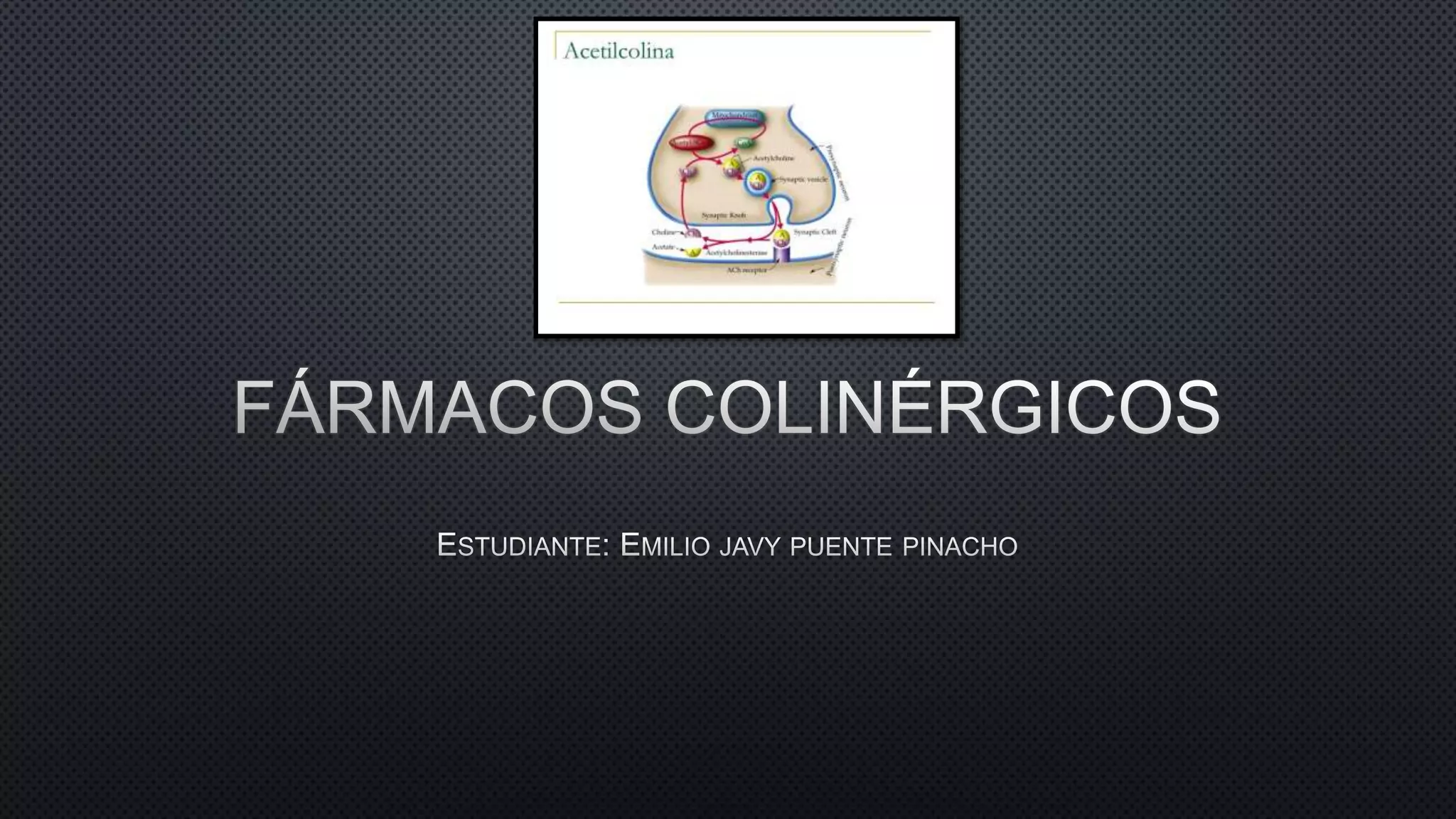 Fármacos Colinérgicos | PDF