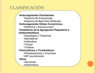 Fármacos que actúan en la sangre | PPT