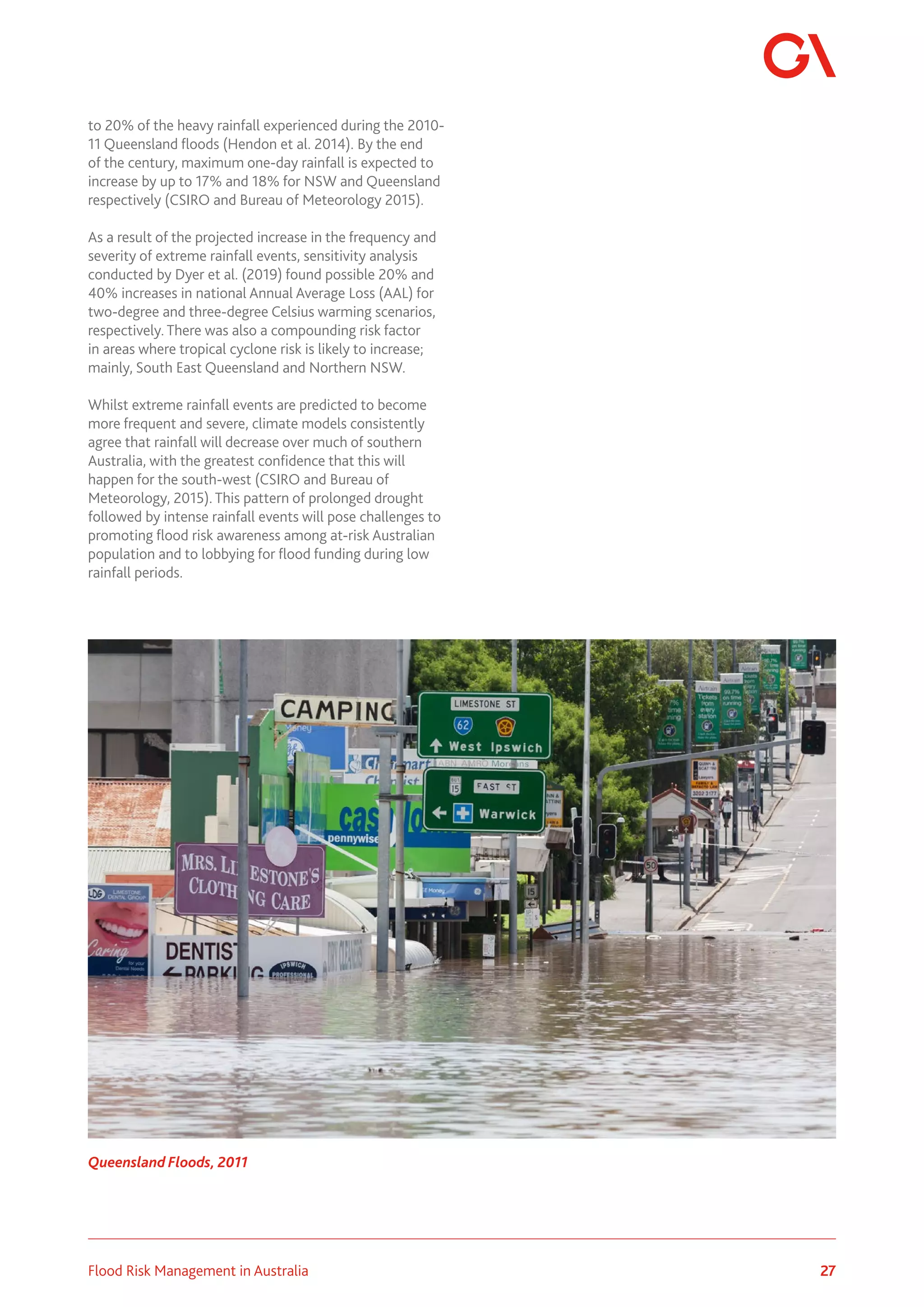 Flood Risk Management in Australia | Research report | PDF