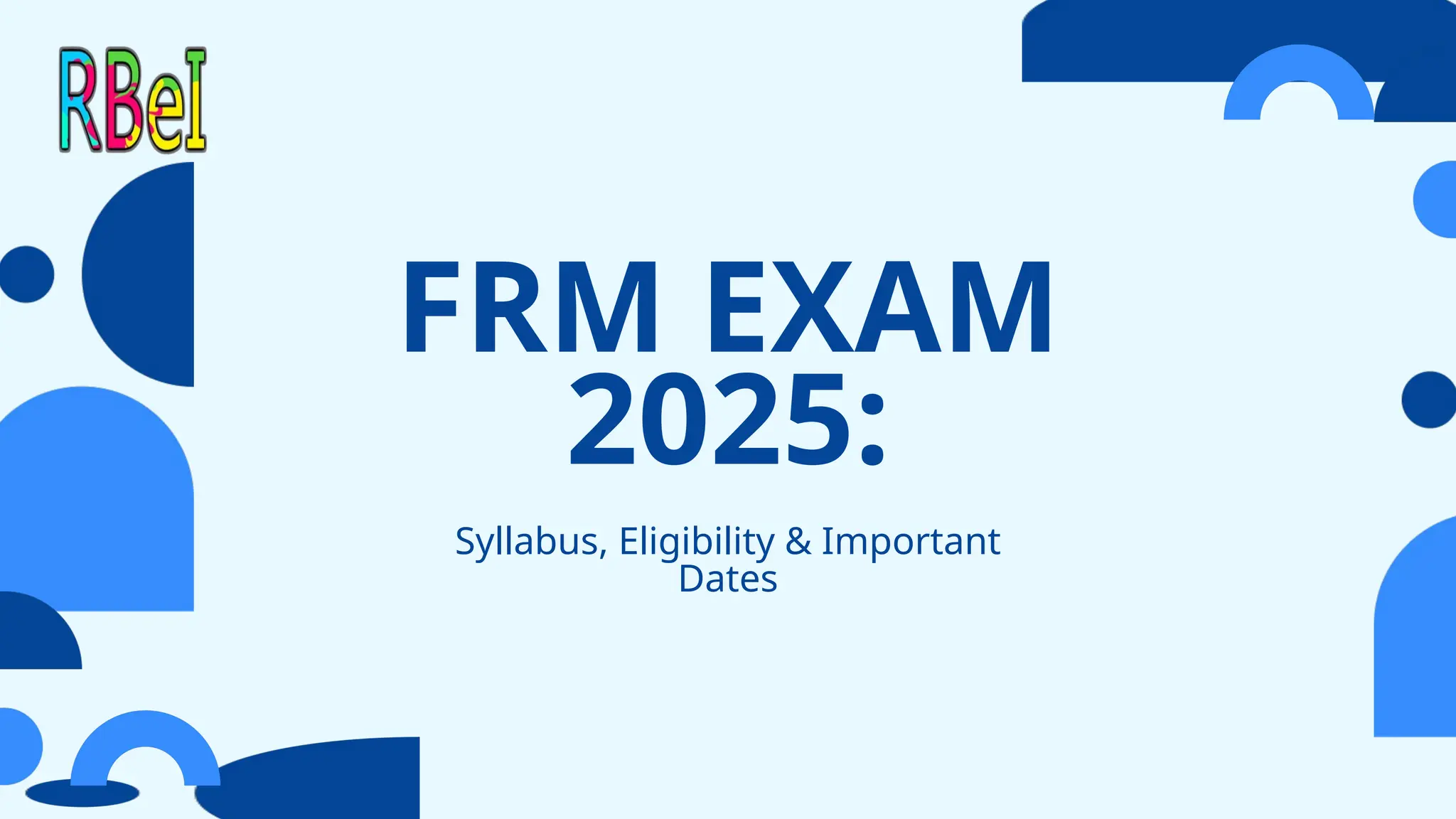 FRM Exam 2025: Syllabus, Eligibility & Important Dates | PPTX