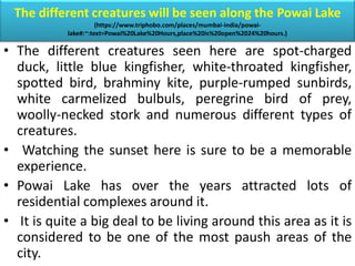 Frm powai lake ecosystem b | PDF