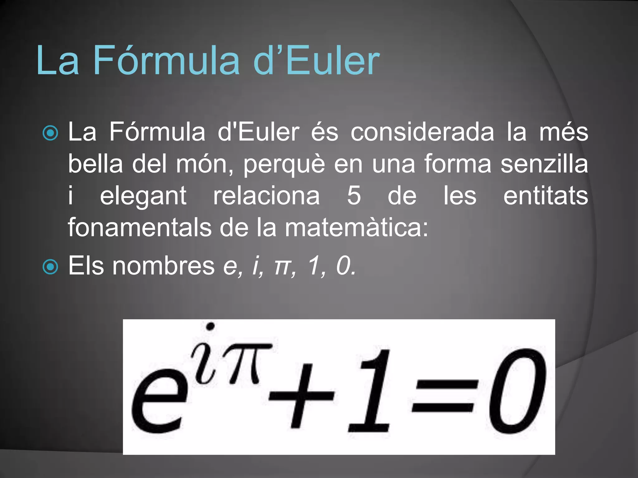 Fórmula de eluer | PPT