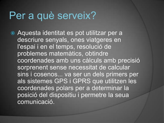 Fórmula de eluer | PPTX