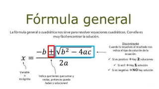 Fórmula General | PPT