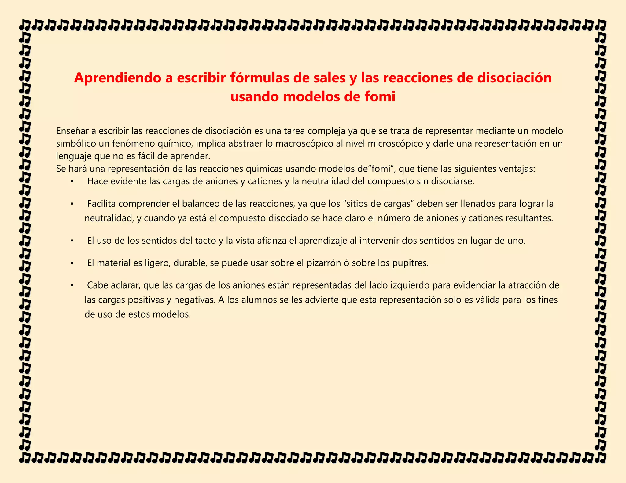 Fórmulas de sales y las reacciones de disociación | DOCX | Chemistry ...