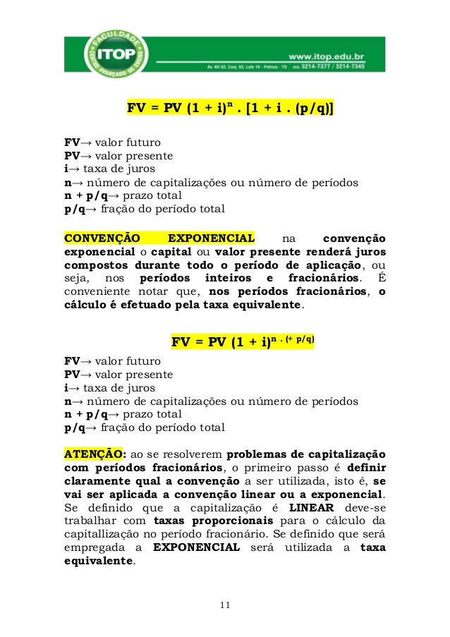 como conseguimos as formulas da matematica financeira - Logística