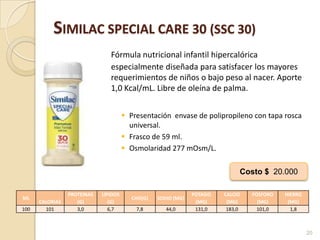 Fórmulas prematuros | PPTX