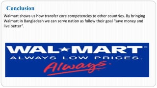 Franchise Walmart in Bangladesh | PPTX