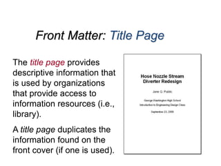 frnt page thesis format.pptx