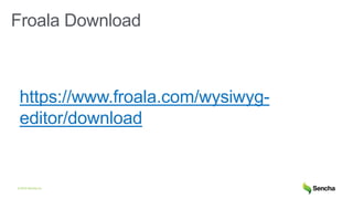 Froala - Code Rage Webinar | PPT