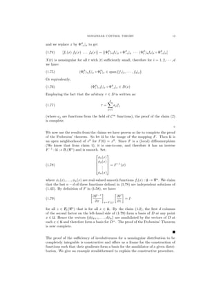 Frobenious theorem | PDF