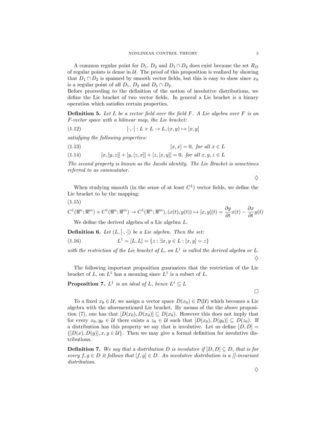 Frobenious theorem | PDF