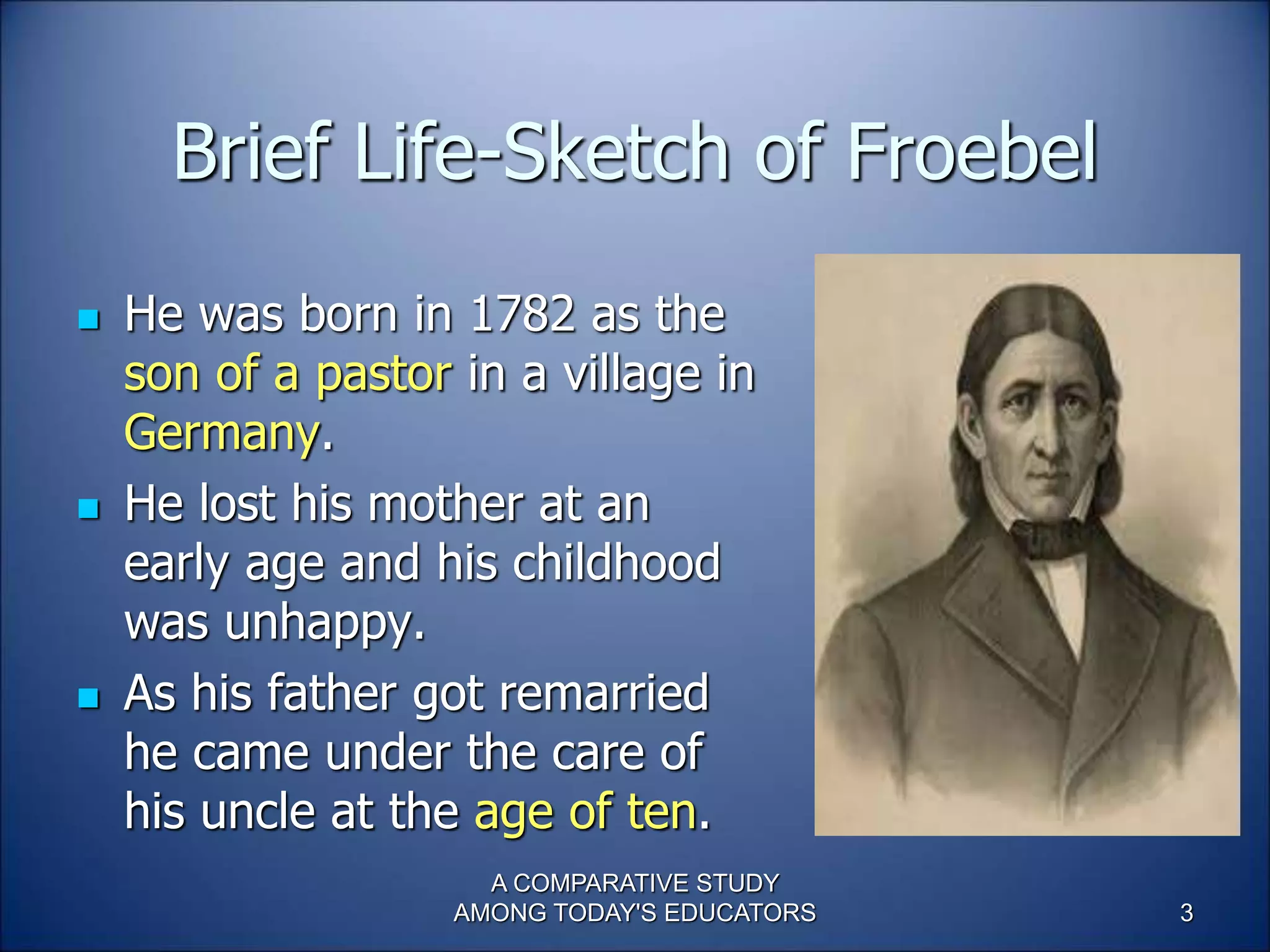 FROEBEL | PDF