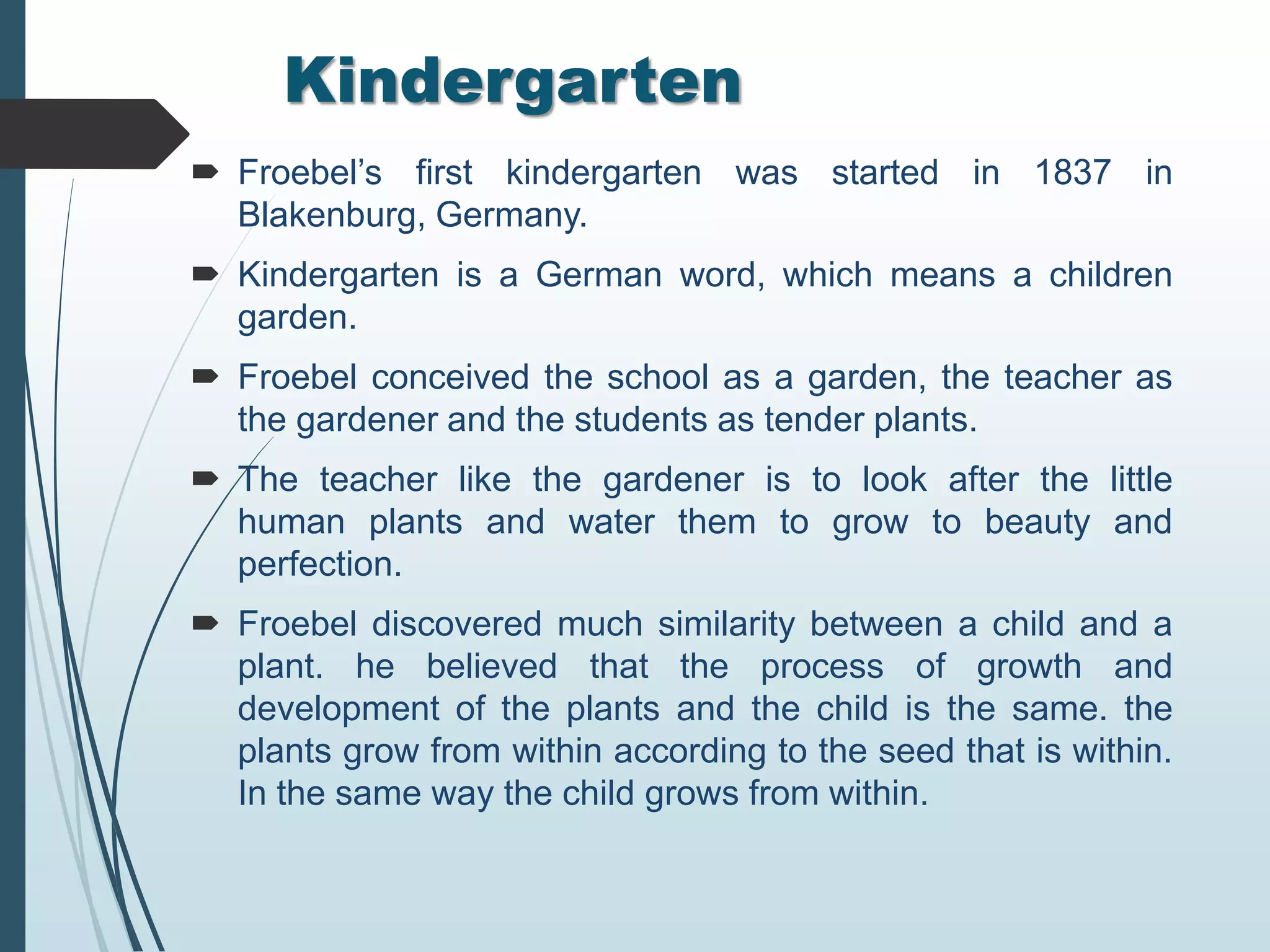 Froebel | PPT