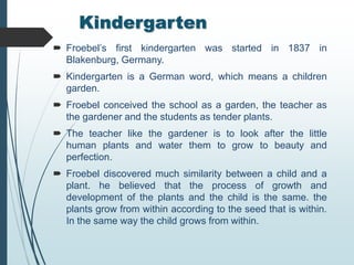 Froebel | PPTX