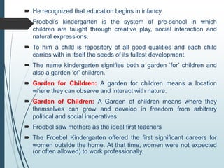 Froebel | PPTX