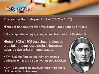 Biografia e contribuições pedagógicas de Froebel | PPT