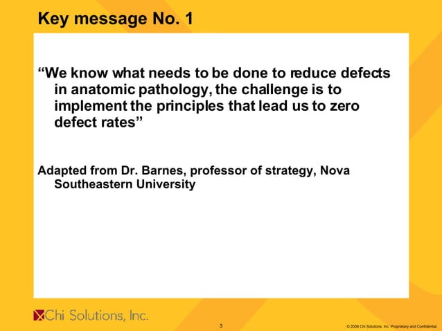 Value Stream Mapping in Anatomic Pathology | PPT