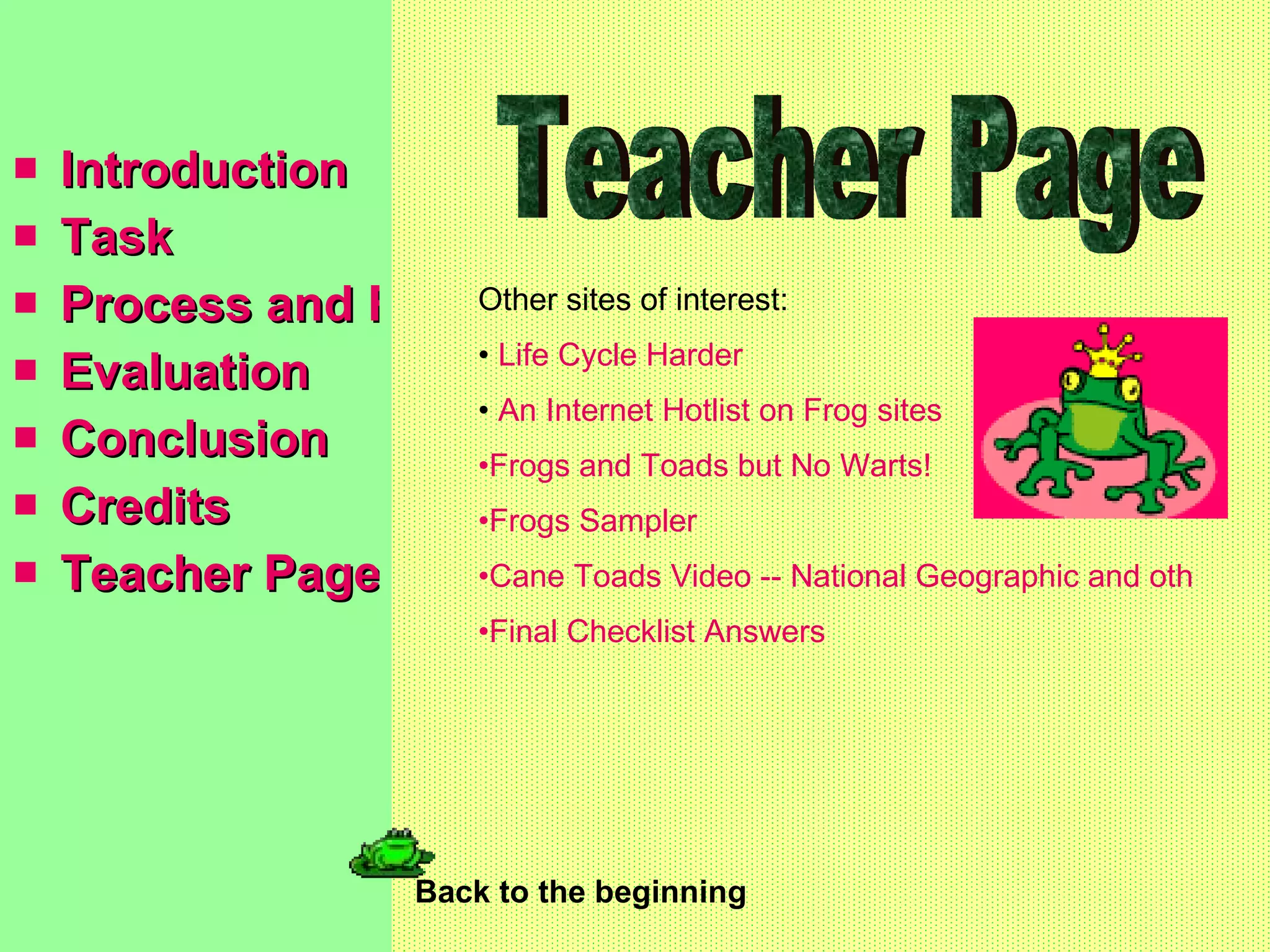 The Frog Frenzy | PPT
