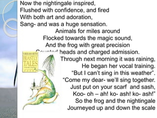 Frog and the nightingale | PPTX