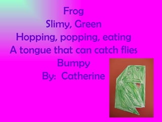 Frog cinquain | PPT | Zoos & Aquariums | Attractions