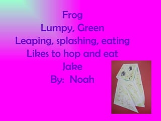 Frog cinquain | PPT | Zoos & Aquariums | Attractions