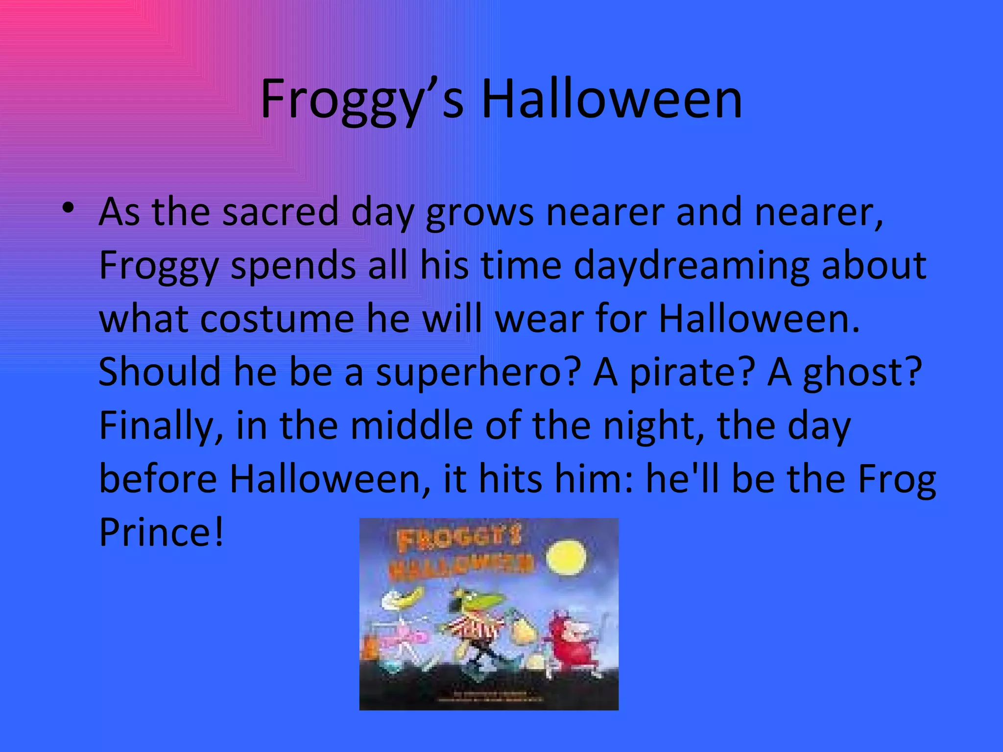 Froggy Books By Jonathan London | PPT