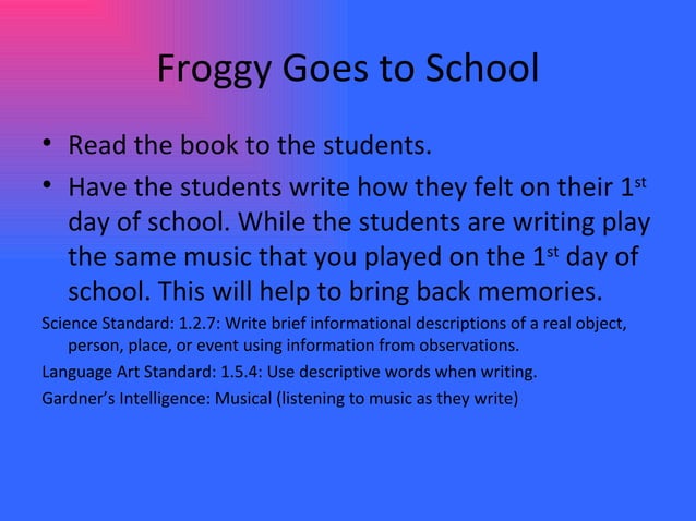 Froggy Books By Jonathan London | PPT