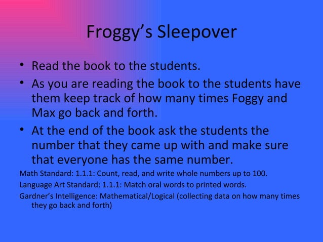Froggy Books By Jonathan London | PPT