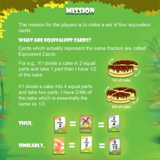 Fractions Card Game - Froggy Fractions. 12 times more math practice | PDF