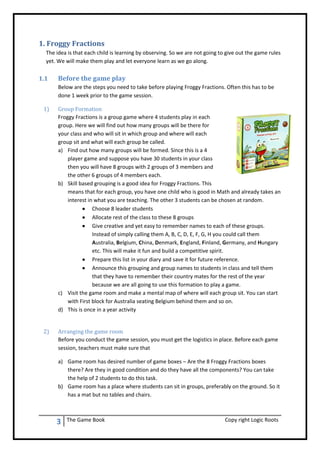 Fractions Card Game - Froggy Fractions. 12 times more math practice | PDF