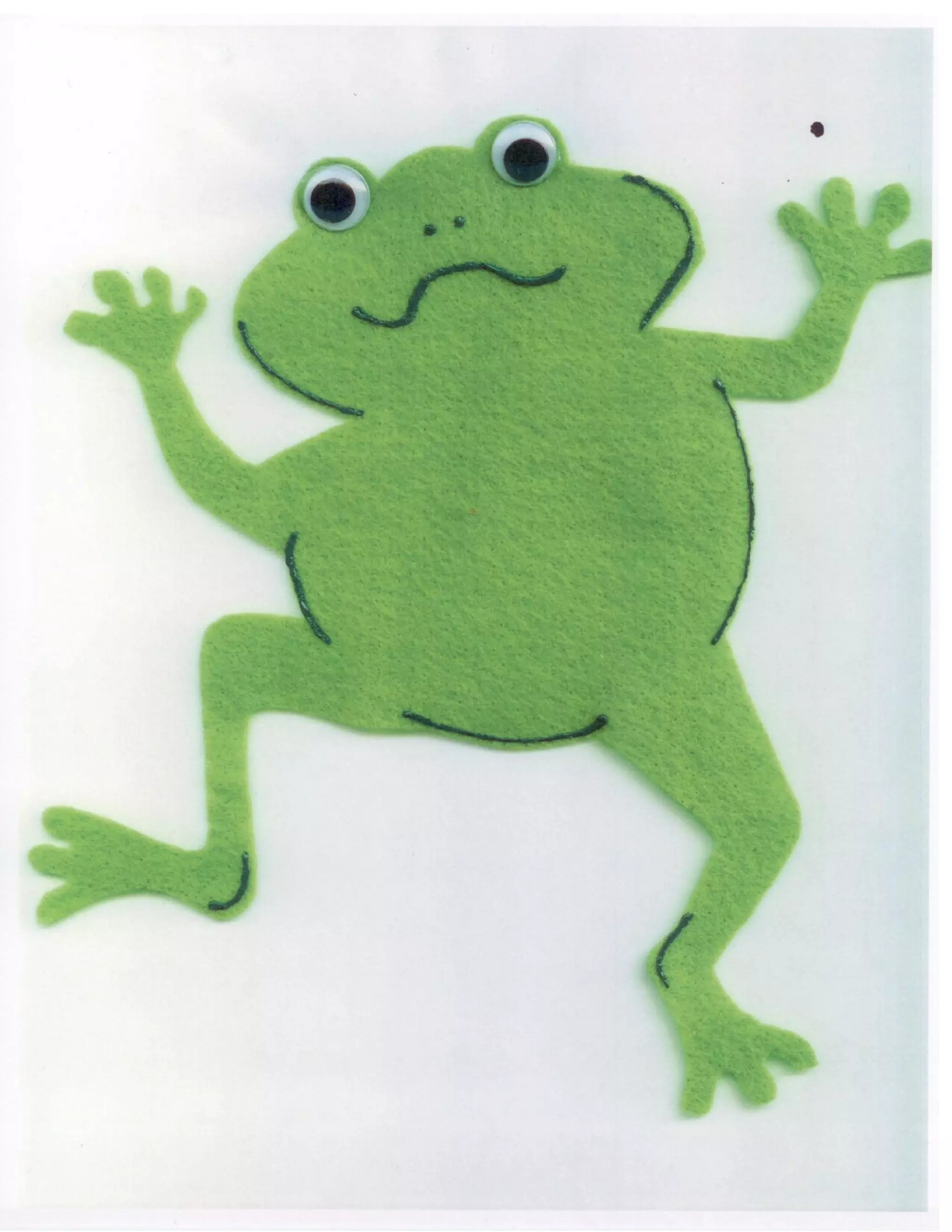Froggy Gets Dressed flannel pattern | PDF