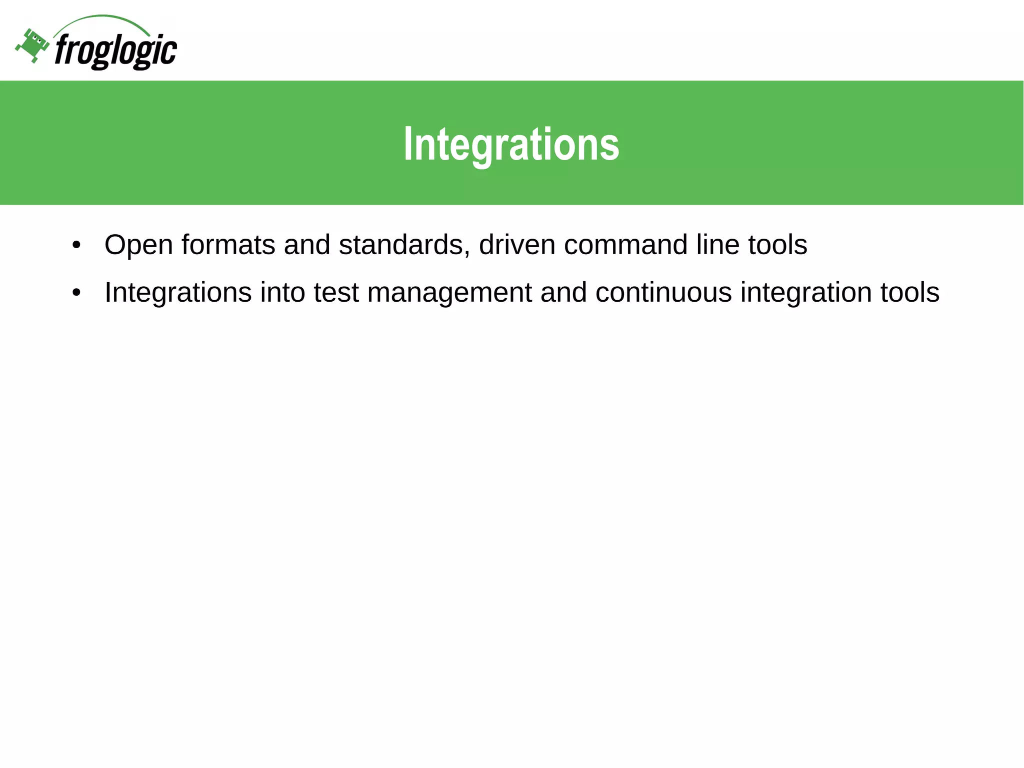 froglogic Squish GUI Tester Presentation | PDF
