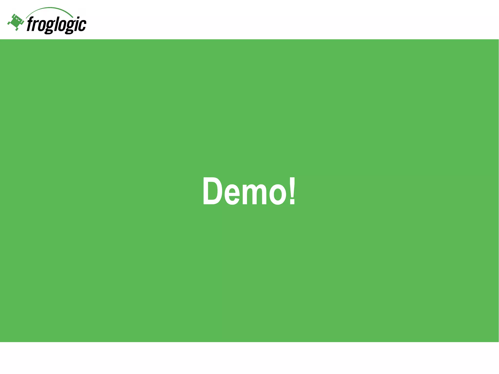 froglogic Squish GUI Tester Presentation | PPT