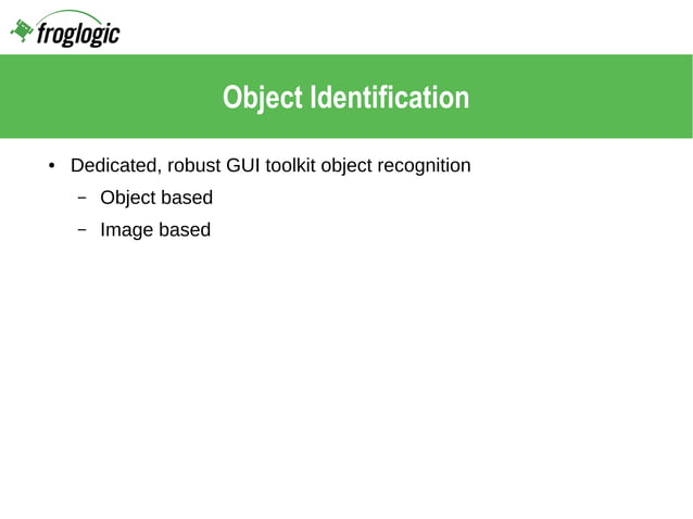 froglogic Squish GUI Tester Presentation | PPT